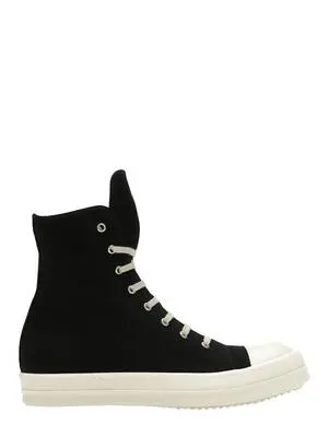 Rick Owens Strobe High-top Sneakers - Black
