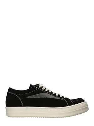 Rick Owens Luxor Vintage Low Solein Sneakers - Black/milk