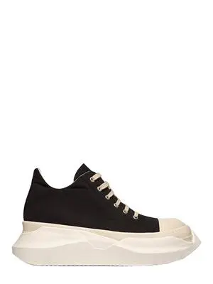 Rick Owens Abstract Low Strobe Sneakers - Black/milk