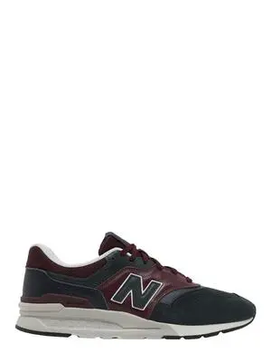 NEW BALANCE 997hin Lace Up Sneakers - Burgundy/emerald