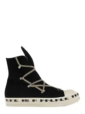 Rick Owens Hexa High-top Sneakers - Black/milk