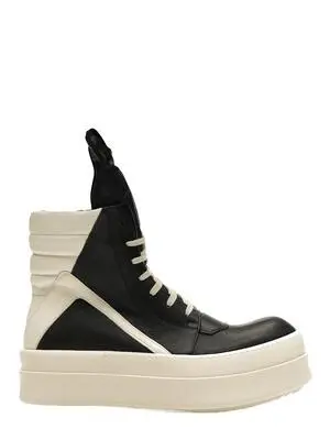 Rick Owens Mega Bumper Geobasket - Black/milk