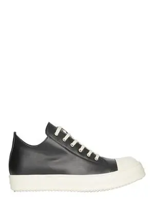 Rick Owens Luxor Low Top Sneakers - Black/milk