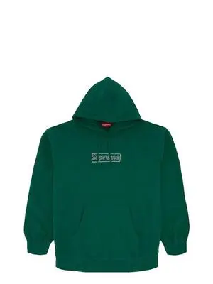 Supreme Supreme KAWS Chalk Logo Hooded Sweatshirt Light Pine