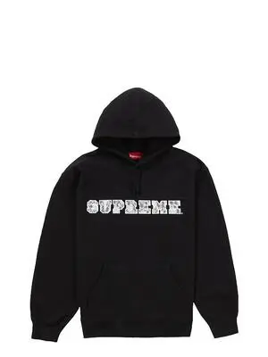 Supreme Lace Hooded Sweatshirt - Black