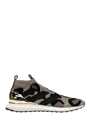 Adidas Ace 16+ Ultra Boost Animal Print Sneakers - Clear Brown/core Black