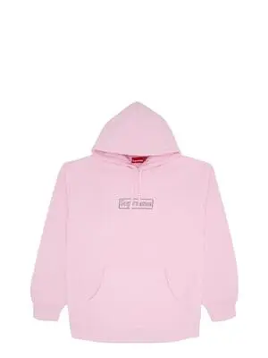 Supreme Supreme KAWS Chalk Logo Hooded Sweatshirt Light Pink