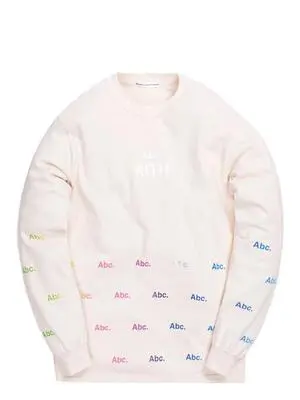 Kith X Advisory Board Crystals Diagram Long Sleeve Tee Shirt - Off/white