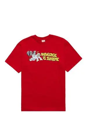 Supreme Knowledge Tee Shirt - Red