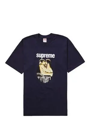 Supreme Kiss Tee Shirt (ss23) Navy Blue