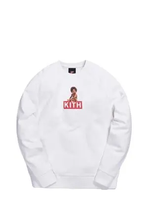 Kith X Biggie Classic Logo Crewneck Sweatshirt - White