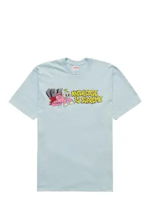 Supreme Knowledge Tee Shirt - Pale Blue