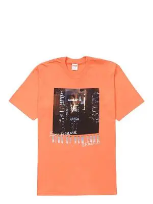 Supreme King Of New York Tee Shirt Neon Orange