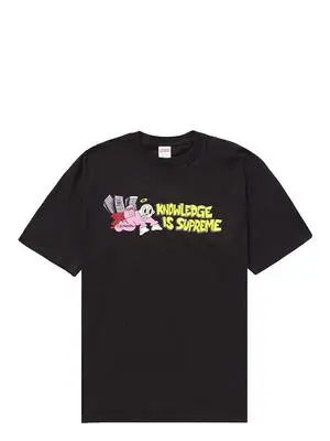 Supreme Knowledge Tee Shirt - Black