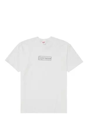 Supreme Kaws Chalk Logo Tee Shirt White
