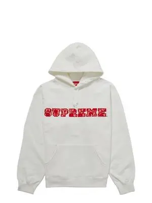 Supreme Lace Hooded Sweatshirt - White
