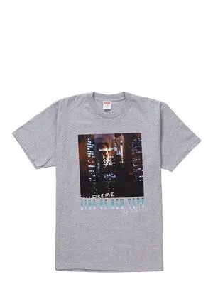Supreme King Of New York Tee Shirt Heather Grey