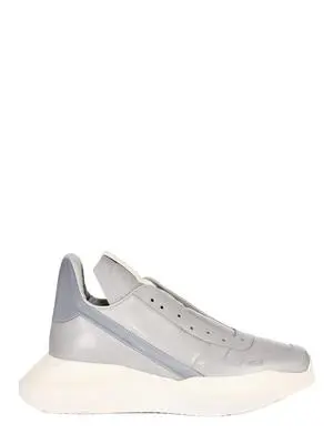 Rick Owens Geo Geth Runnerin Sneakers - Dark Pearl/white