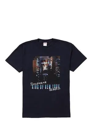 Supreme King Of New York Tee Shirt - Navy Blue