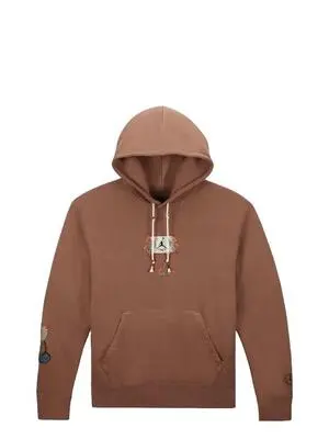 TRAVIS SCOTT X Jordan Flight Graphic Pullover Hoodie - Archaeo Brown