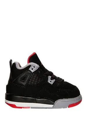 JORDAN 4 Retro Cement Sneakers - Black/cement Grey/fire Red