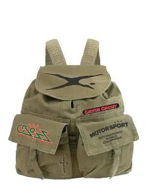 TRAVIS SCOTT Cactus Jack Canvas Backpack - Olive
