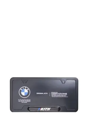 Kith X Bmw License Plate Frame - Black