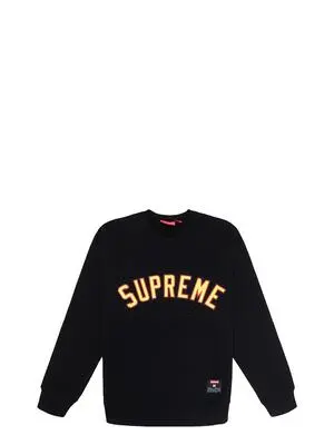 Supreme Kanji Logo Crewneck Sweatshirt - Black