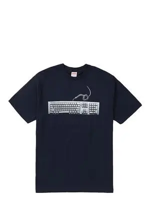 Supreme Keyboard Tee Shirt - Navy Blue