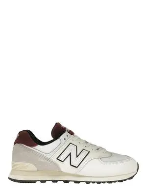 NEW BALANCE 574 Sneakers White/burgundy
