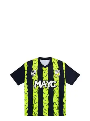 MAYC Soccer Jersey - Black/lime Green