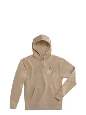 TRAVIS SCOTT Cactus Jack X Jordan Pullover Hoodie - Khaki/university Red