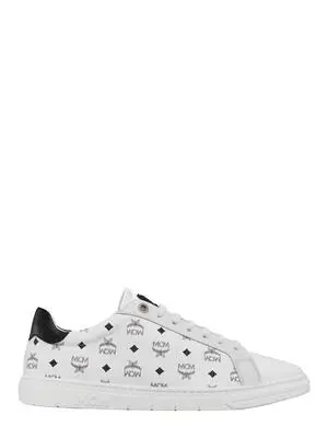 Mcm Terrain Low Top Sneakers - White/black
