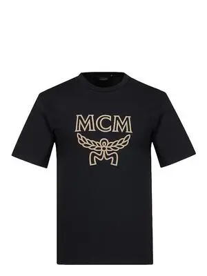 Mcm Classic Logo T-shirt - Black