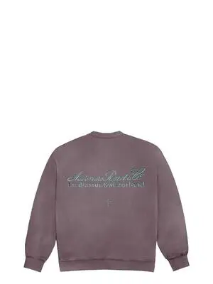 TRAVIS SCOTT Cj X Audemars Piguet Logo Ii Crewneck Sweatshirt - Purple