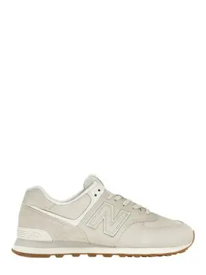 NEW BALANCE 574 Sneakers - White/tan