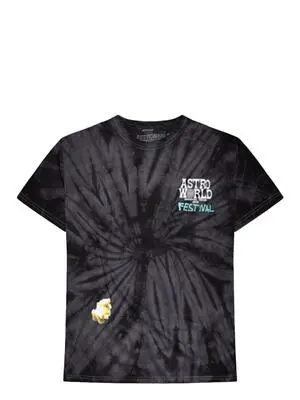 TRAVIS SCOTT Festival Airbrush Tee Shirt - Tie Dye