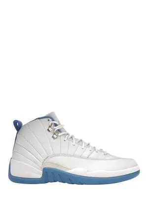 JORDAN Retro Sneakers - White/university Blue/metallic Silver