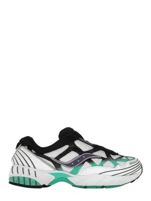 Saucony Grid Web Into The Void Sneakers - White/teal/purple
