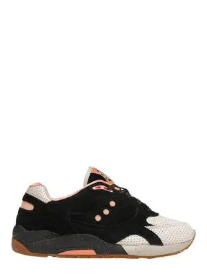 Saucony G9 Shadow 6 Sneakers - Black/white/salmon