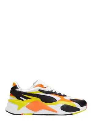 PUMA Rsx3 Court Crush Sneakers - Puma White/puma Black/vibrant Yellow