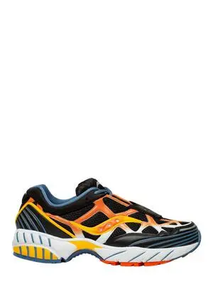 Saucony Grid Web Sneakers - Black/orange/yellow