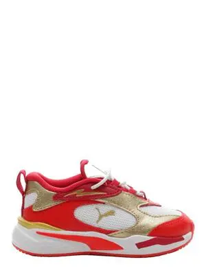 PUMA Rs-fast Glitz Sneakers - White/high Risk Red/team Gold