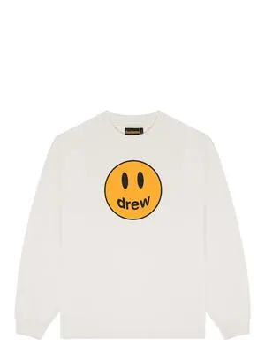 Drew House Mascot Long Sleeve Tee Shirt - Off/white