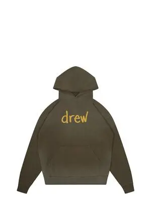 Drew House Scribble Oversized Hoodie - Faded Olive