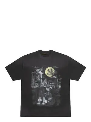 Drew House Full Moon Short Sleeve T-shirt - Faded Black