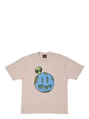 Drew House Allen The Alien Short Sleeve Tee Shirt - Beige