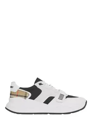 Burberry Regis Sneakers Black/white/archive Beige
