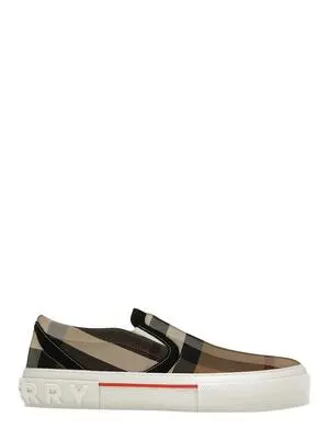 Burberry Slip-on Sneakers - Birch Brown/white