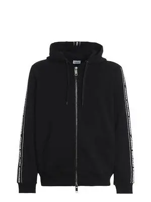 Burberry Siren Zip-up Hoodie - Black